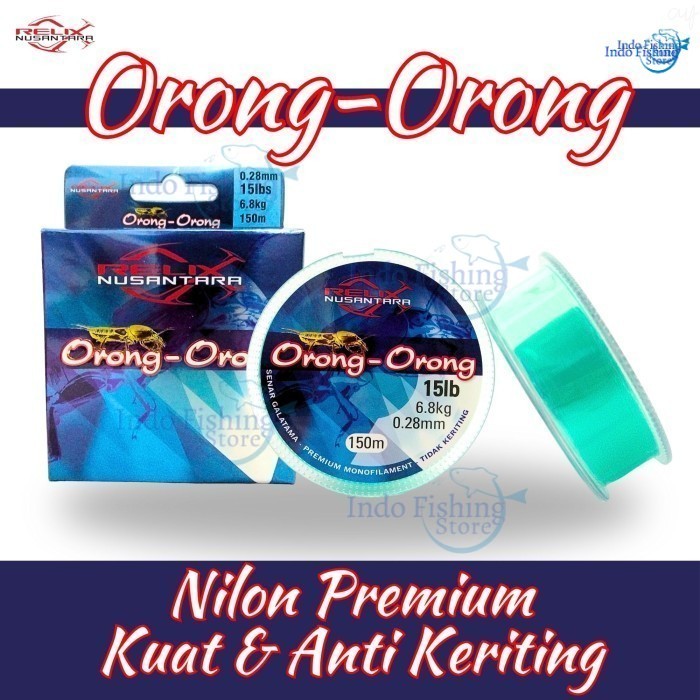 Jual Senar Pancing Nilon Relix Nusantara ORONG-ORONG 150 m Mancing ...