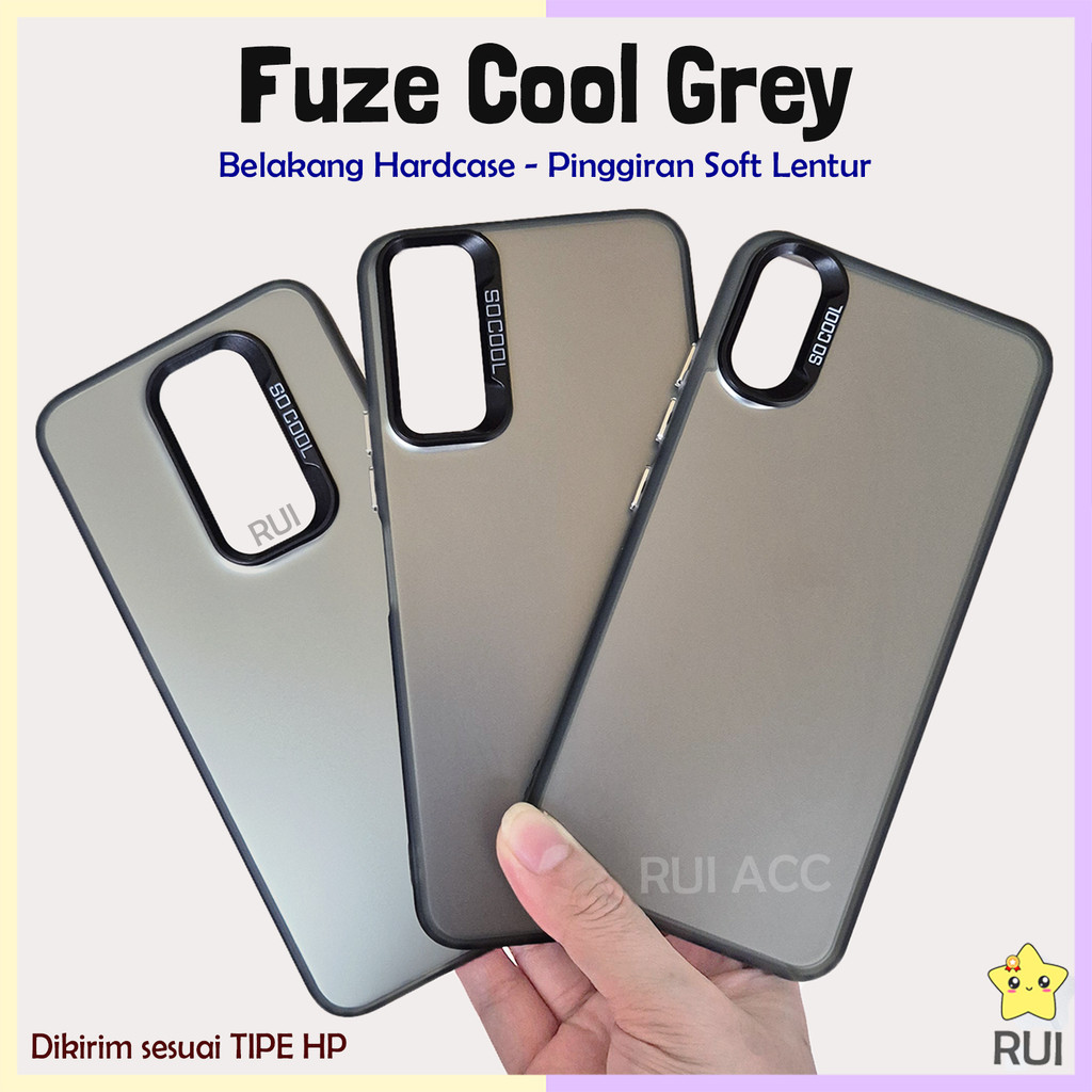 Jual Fuze Cool Grey Samsung S23 FE S23+ S24 S24+ S20 S20+ S21 S21+ PLUS NOTE 20 ULTRA Case ...