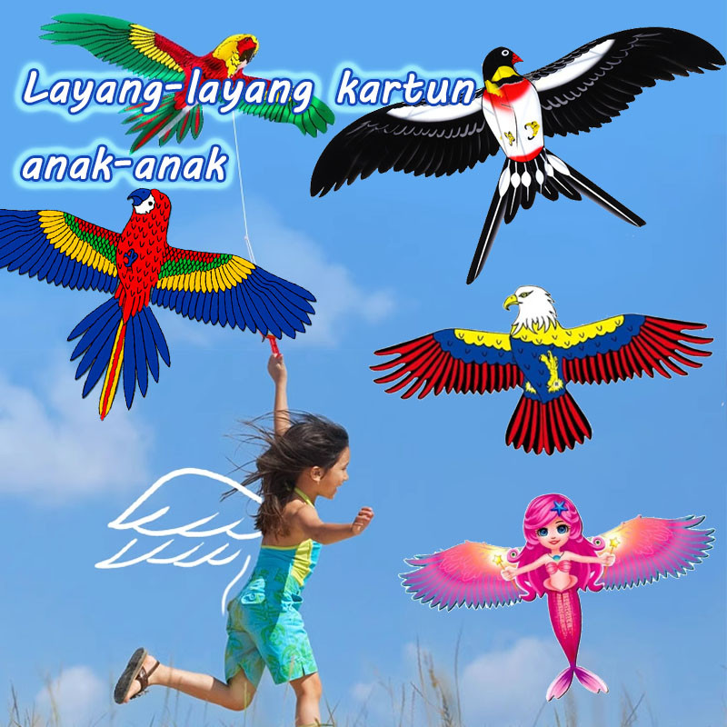 Jual Layang-layang Anak-anak Layang-layang Dinamis Kecil Genggam / 4 Jenis Layang-layang Kartun ...