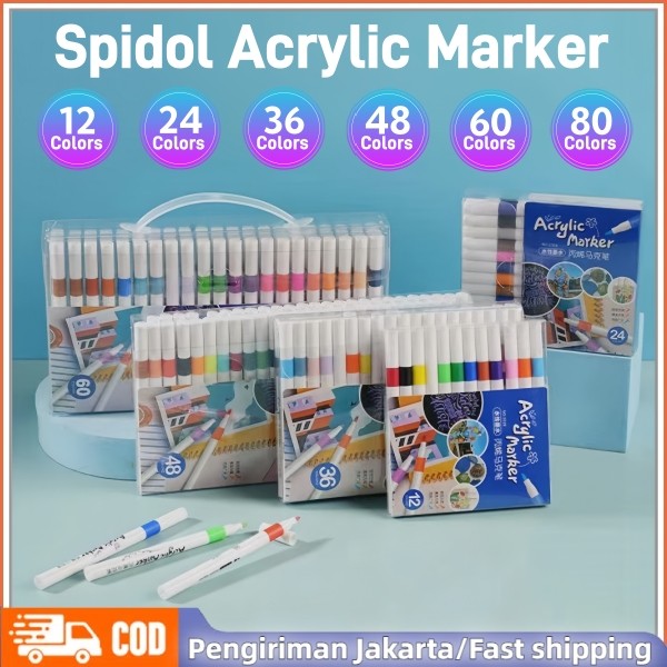 Jual RHAAST - Acrylic Marker Set Spidol Akrilik DIY Painting Spidol ...