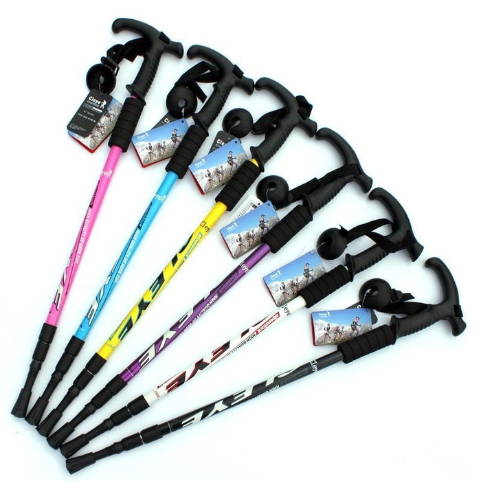 Jual tongkat pendaki gunung hiking alumunium outdoor-alat bantu naik ...