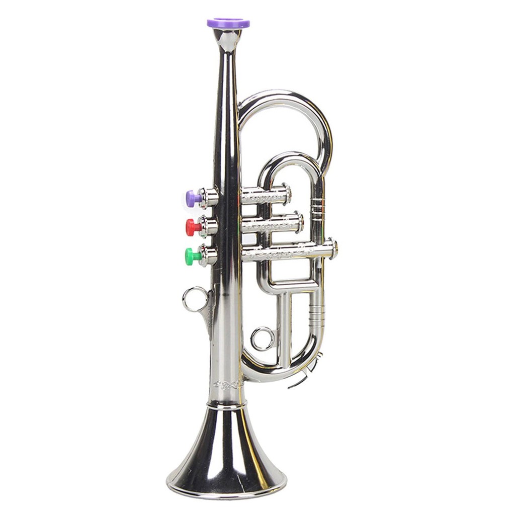Jual Trumpet 3 Tones 3 Colored Keys Simulation Play Mini Musical Wind ...