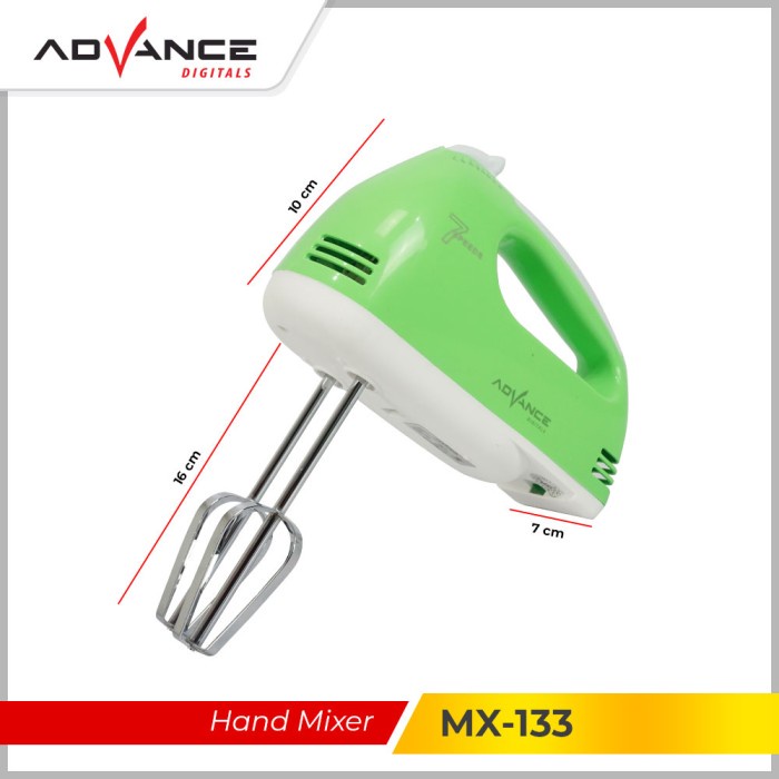 Jual Gambar Hand Mixer Advance MX-133 |Garansi Resmi Advance 1 Tahun ...