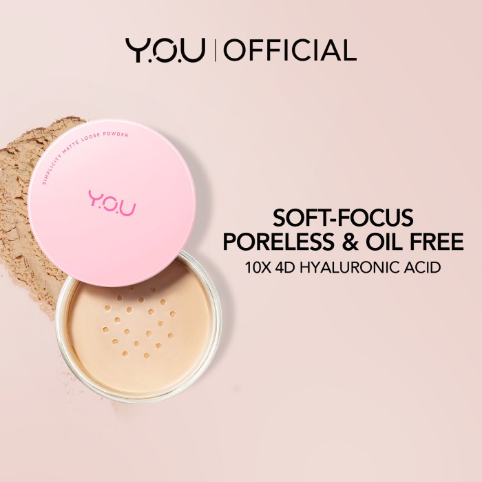 Jual YOU Simplicity Perfect Matte Loose Powder | Classic Ivory | Light ...