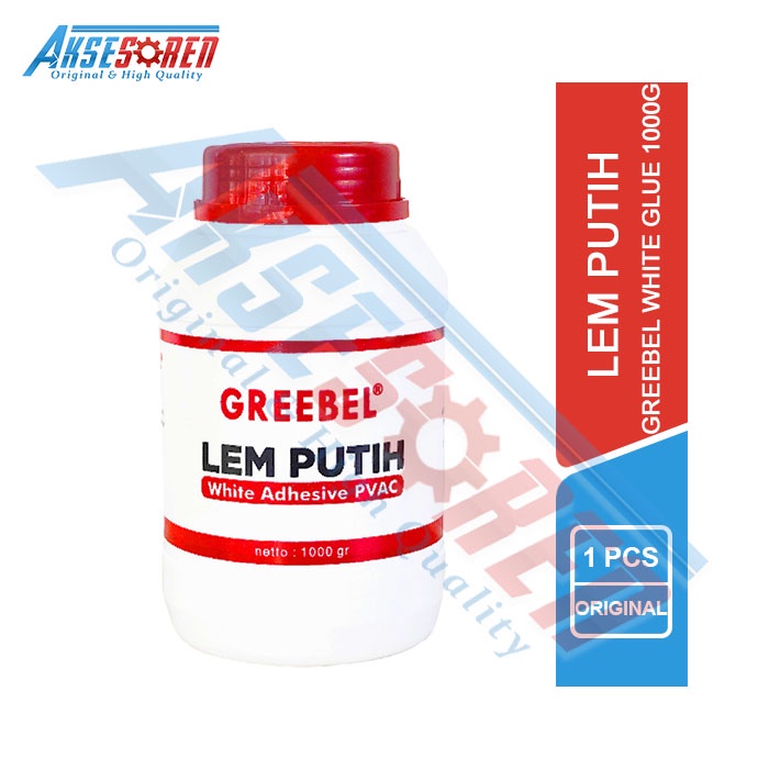 Jual Aksesoren Lem Putih [Greebel White Glue 1000 Gr] / Lem Colek ...