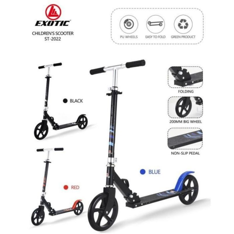 Jual Scooter Skuter Otoped ST-2022 Anak Dewasa EXOTIC Alloy | High ...
