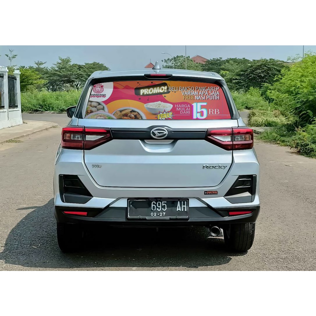 Jual Stiker One Way / Oneway Vision - Stiker tembus pandang Kaca ...
