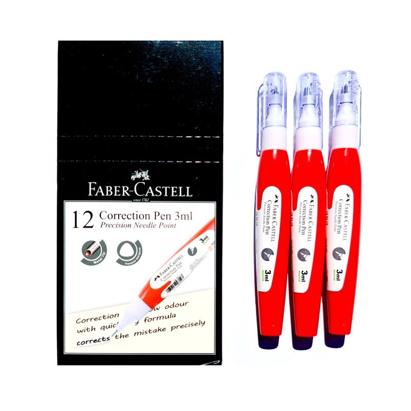 Jual Tip-x Cair Faber Castell Pen Correction tape mini tip-ex tipe-x ...