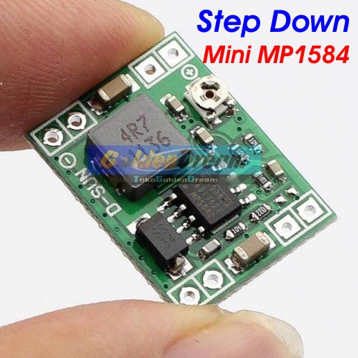 Jual Mini LM2596 adjustable DC-DC step down module in: 4.5-28V out: 0.8 ...