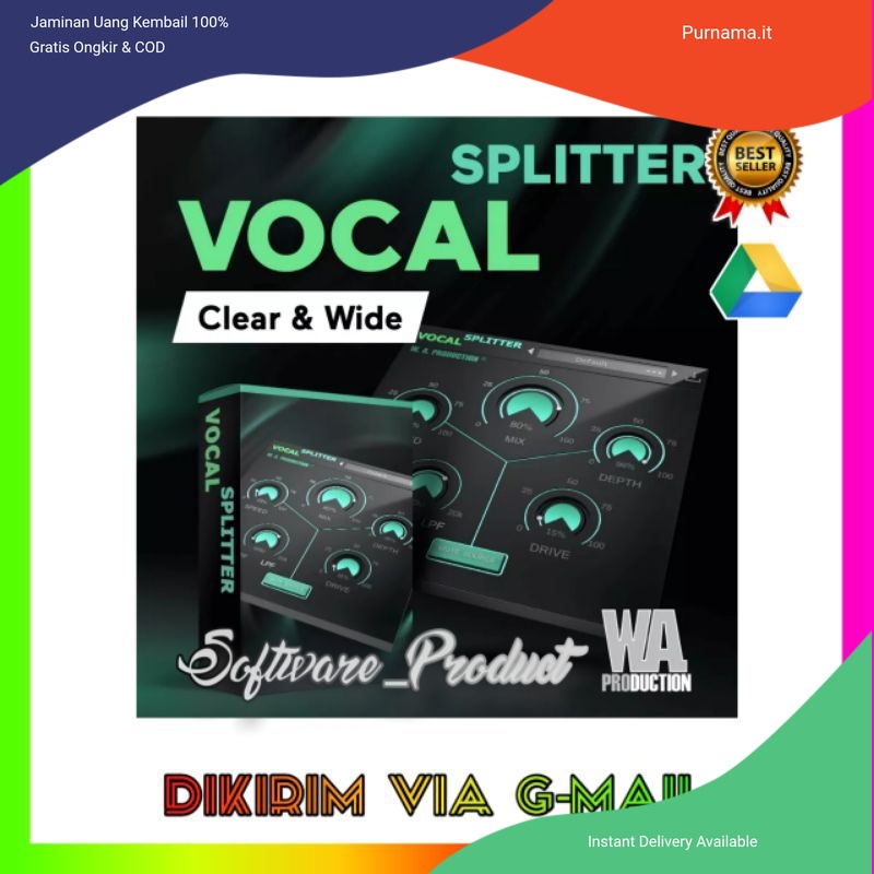 Jual Vocal Splitter - W.A Productions - [VST - AU - AAX] • FullVersion ...