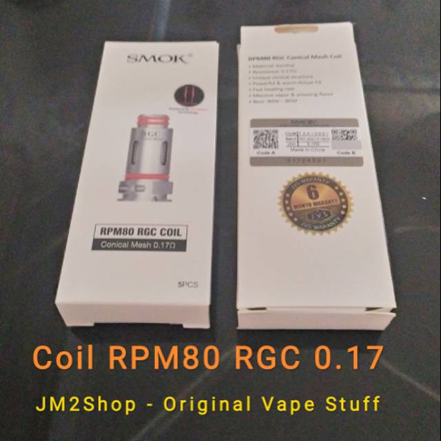 Jual Spare Coil Smok RGC 0.17ohm Original | Shopee Indonesia