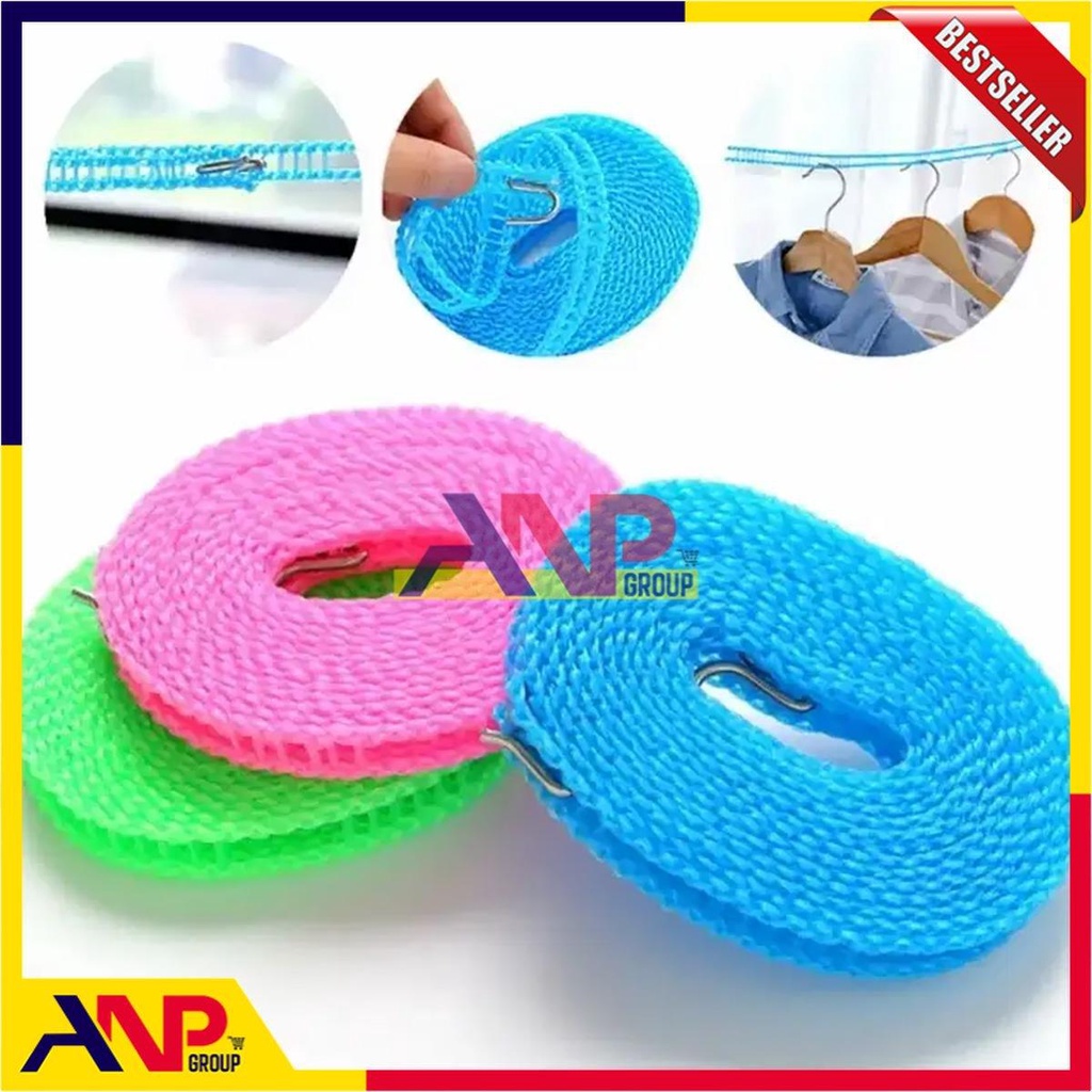Jual ANP88 Tali Jemuran Baju Kuat Panjang 5 Meter / Clothes Line ...