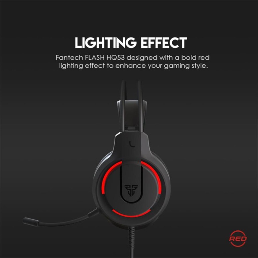Jual Fantech FLASH HQ53 Headset Gaming Mobile wired wire kabel cable hq ...