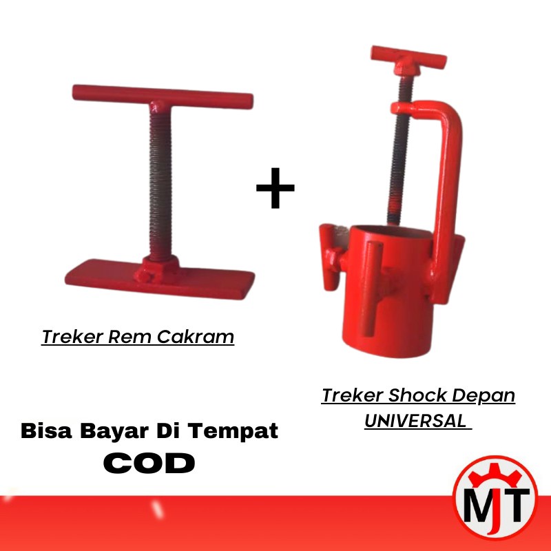 Jual PAKET Treker Pres Rem Cakram + Treker Shock Depan Motor Sport Bebek Matic Universal ...