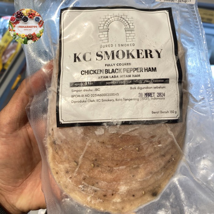 Jual Kc Smokery Chicken Black Pepper Ham | Ayam Lada Hitam Ham | Pack ...