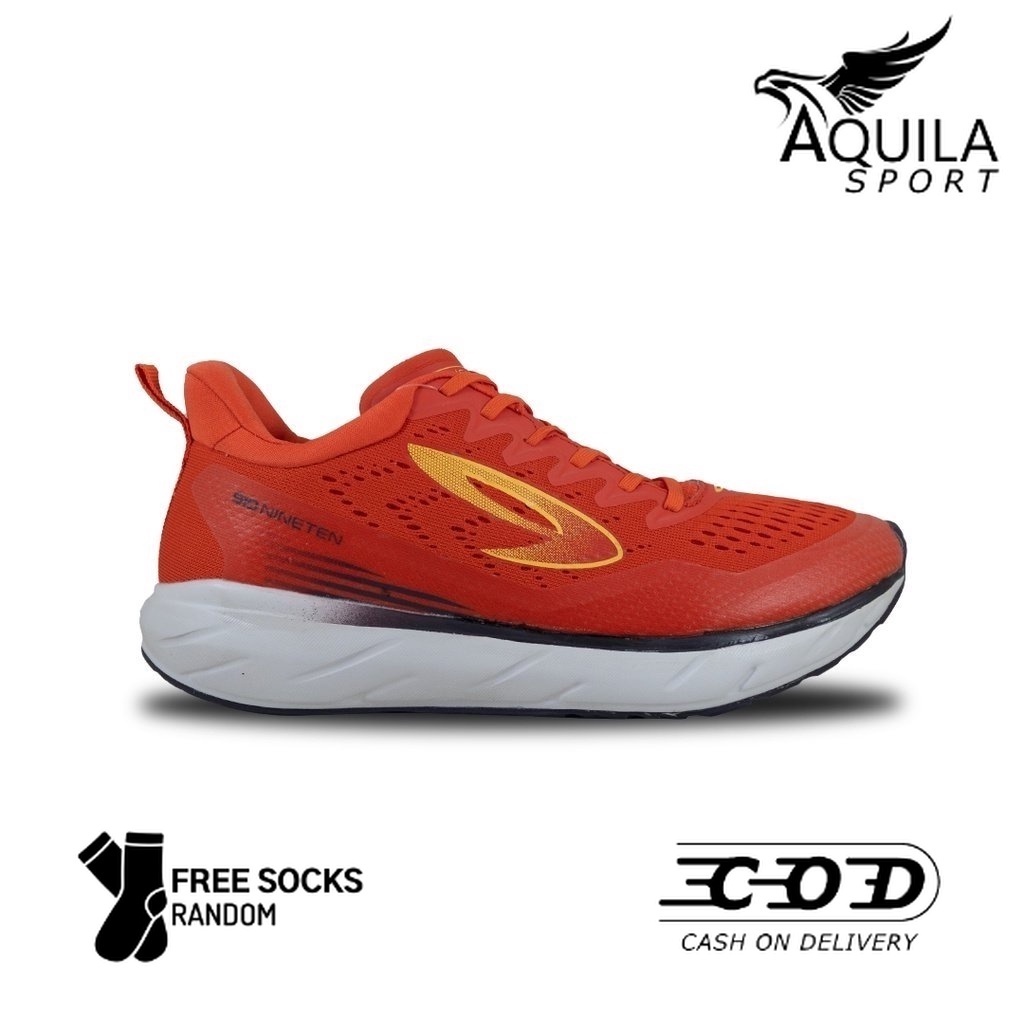 Jual Sepatu Lari 910 Nineten TAKASHI RUN Original - JINGGA/BIRU-TUA ...