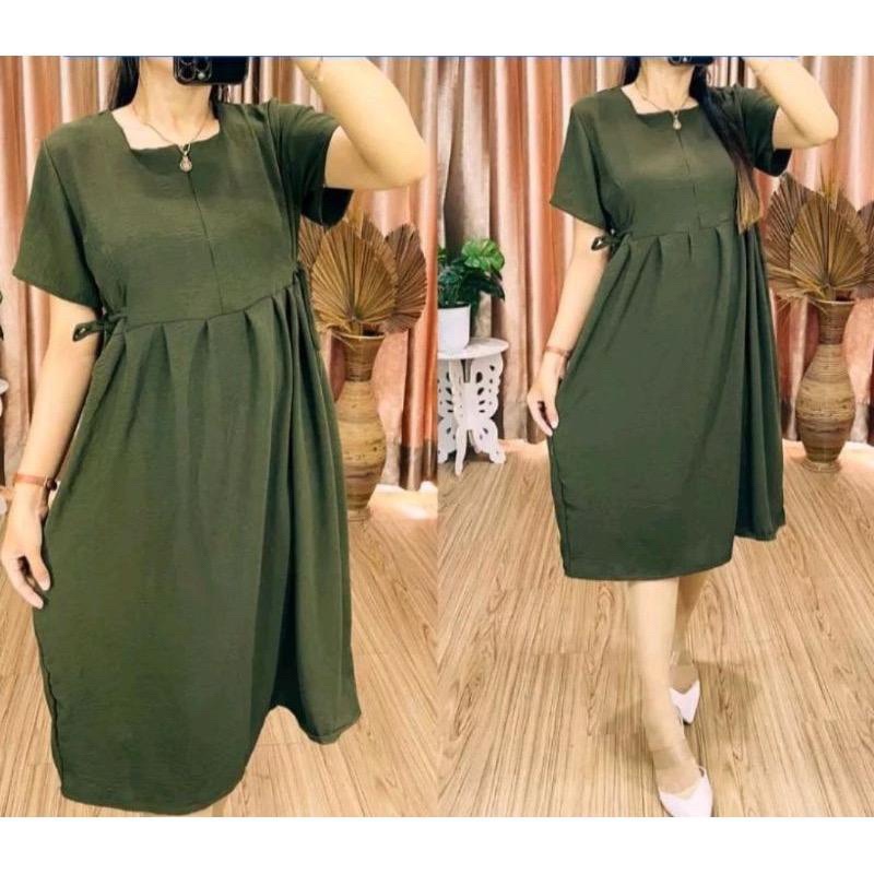 Jual Jennie Dress Crinkle Airflow | Daster Busui Crinkle Premium ...