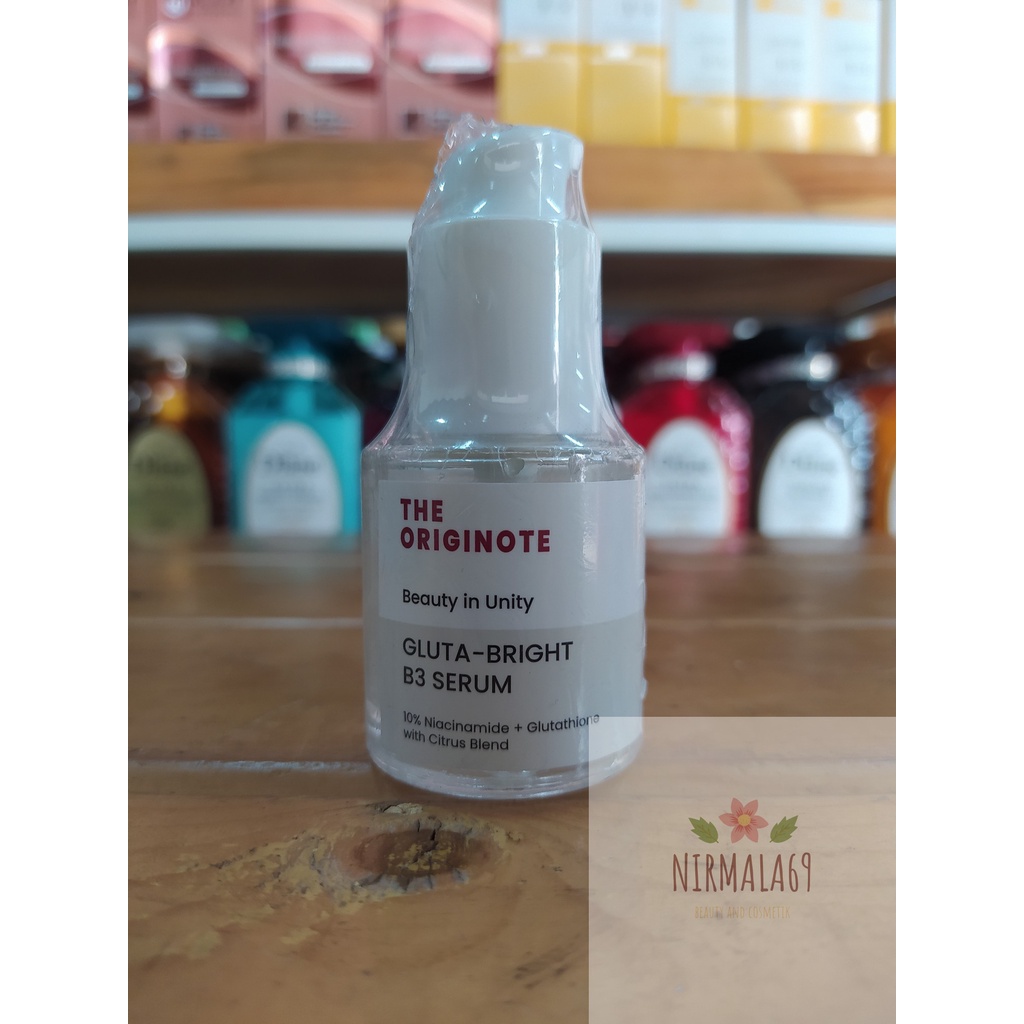 Jual THE ORIGINOTE Beauty in Unity GLUTA-BRIGHT B3 SERUM 20ml/THE ...