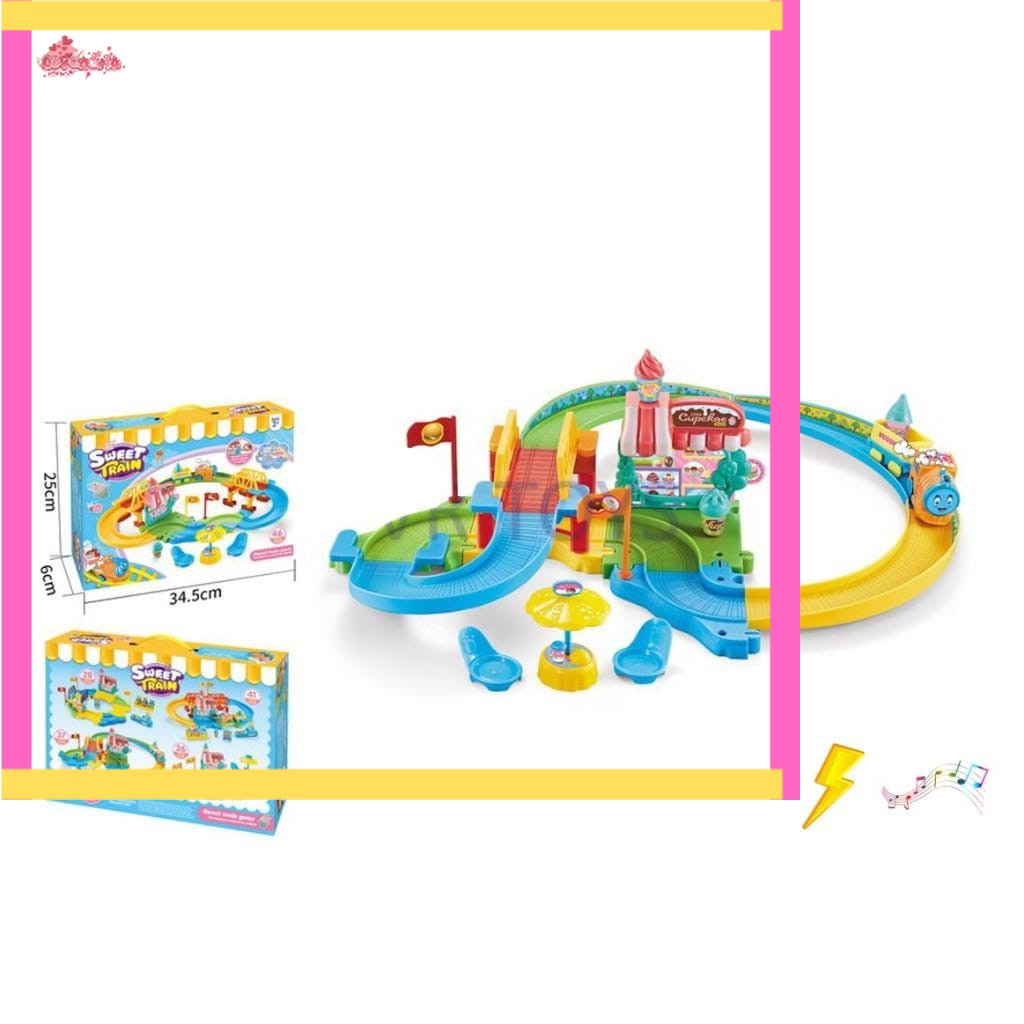 Jual TRACK KERETA API BERJALAN TRAIN SET SWEET TRAIN NO.8820 | Shopee ...