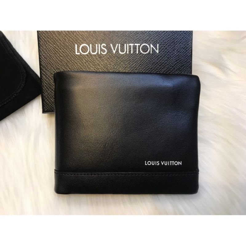 Jual (COD) Dompet Lv LEATHER Dompet Pria Kulit Asli Super Premium ...