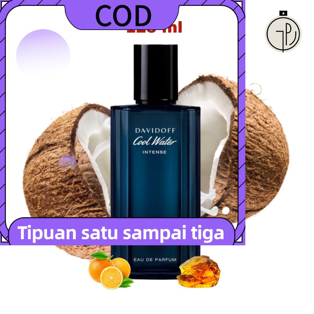 Jual (COD) Davidoff Cool Water Intense for Men EDP 125 ml | Shopee ...