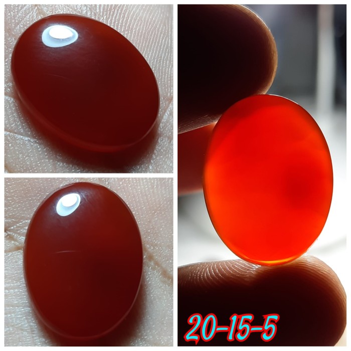 Jual Natural Batu Akik Red Baron Motif Gambar Merah Tembus Plong Unik ...