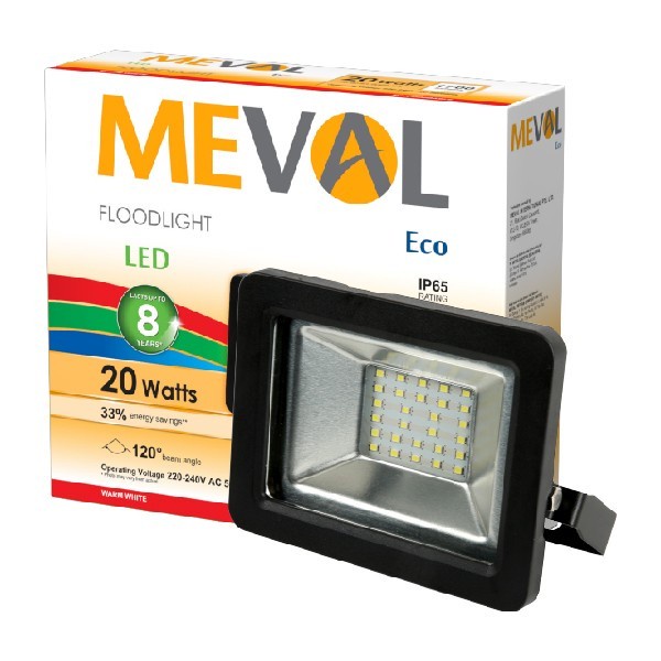 Jual Meval AI1-2DB 20W Led Floodlight Eco Kuning | Shopee Indonesia