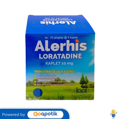 Jual Alerhis 10 Mg Box 40 Kaplet | Shopee Indonesia