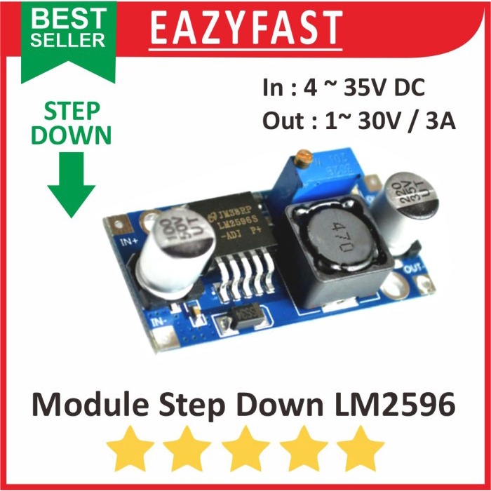 Jual Step Down 3A LM2596 Module Modul DC Adjustable Power Supply Regulator | Shopee Indonesia