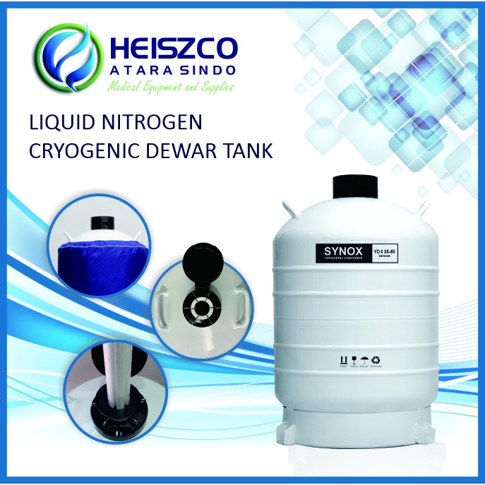 Jual LIQUID NITROGEN CONTAINER /DEWAR 35 LITER | Shopee Indonesia