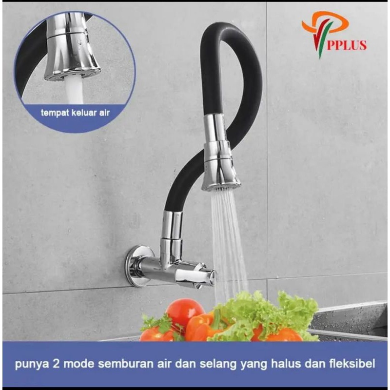 Jual DS23ED [ PPLUS ] Kran Serbaguna Kran Angsa Cuci Piring Dapur ...
