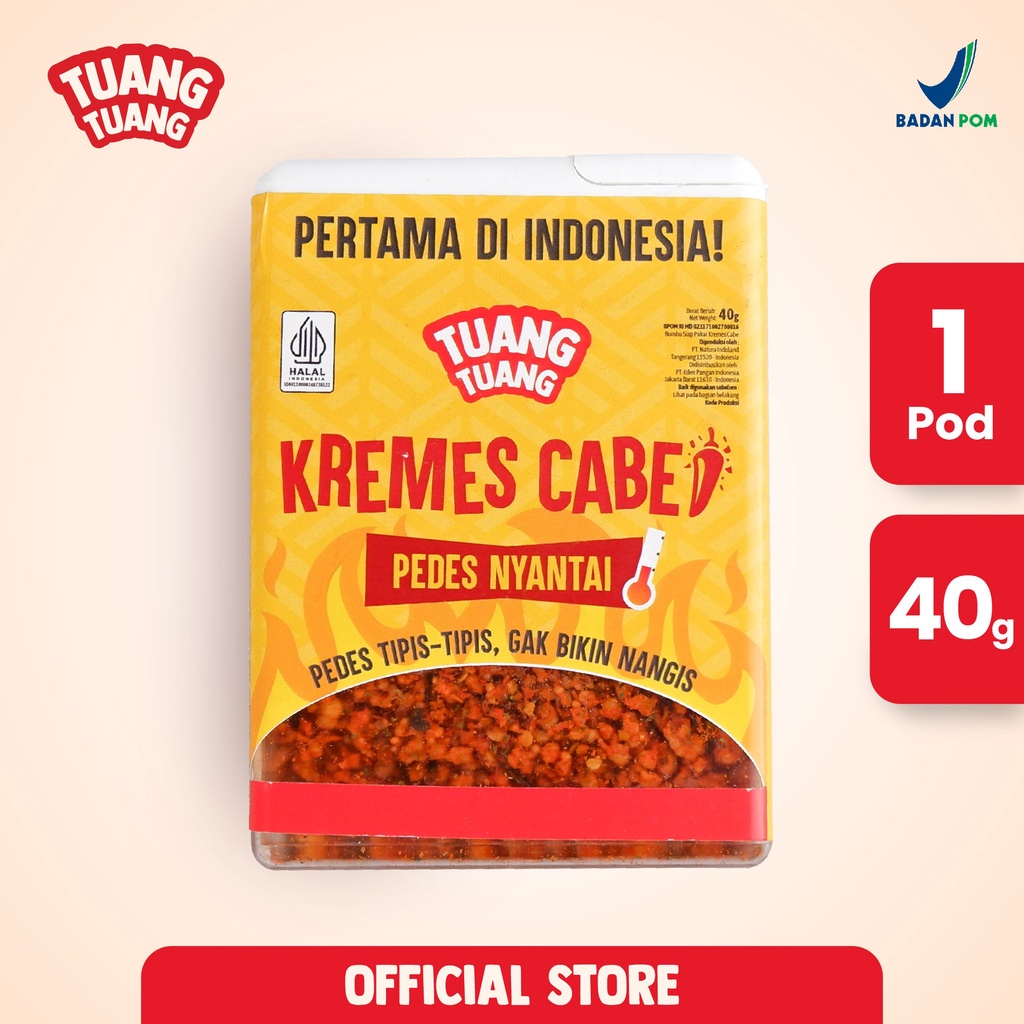 Jual TuangTuang - Kremes Cabe Pedes Nyantai (kotak) | Shopee Indonesia