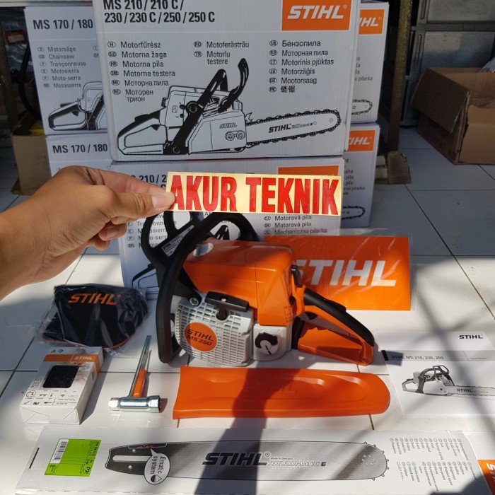 Jual Chainsaw senso STIHL MS 250 bar 20 inch STIHL ASLI | Shopee Indonesia