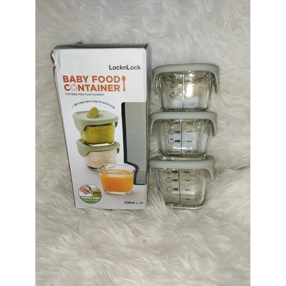 Jual LocknLock Lock n Lock Baby Food Container Kotak 230 ml satuan ...