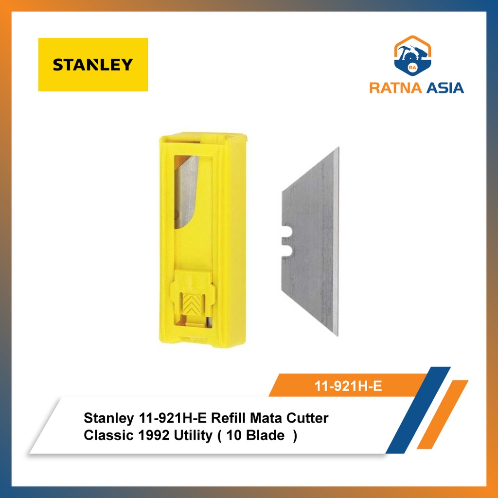 Jual Stanley Refill Mata Cutter 11-921H-E Classic 1992 Utility ( 1 ...