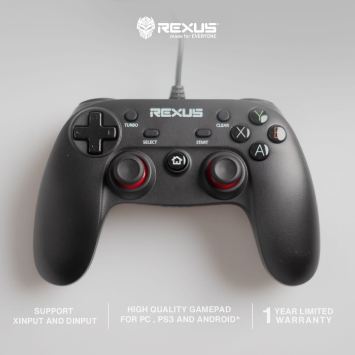 Jual Terlaris -Rexus GX1 Gladius Pro Gaming Gamepad - Joystick / Stick ...