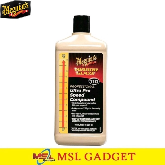 Jual Meguiars M110 Mirror Glaze Ultra Pro Speed Compound | Shopee Indonesia