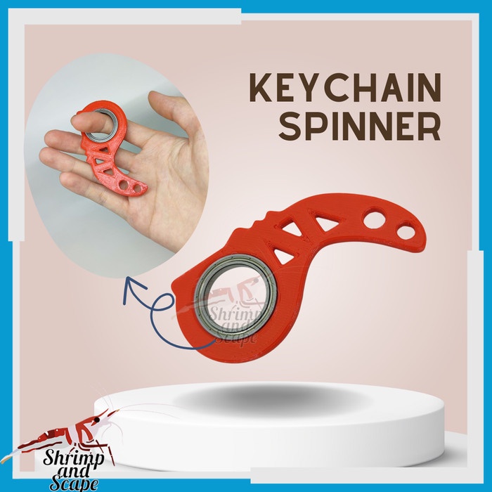 Jual Keyrambit Keychain Spinner Gantungan Kunci Mainan Fidget Karambit ...