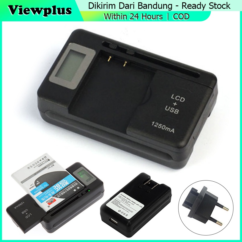 Jual Desktop Kodok Charger Baterai HP Universal dengan LCD Display ...