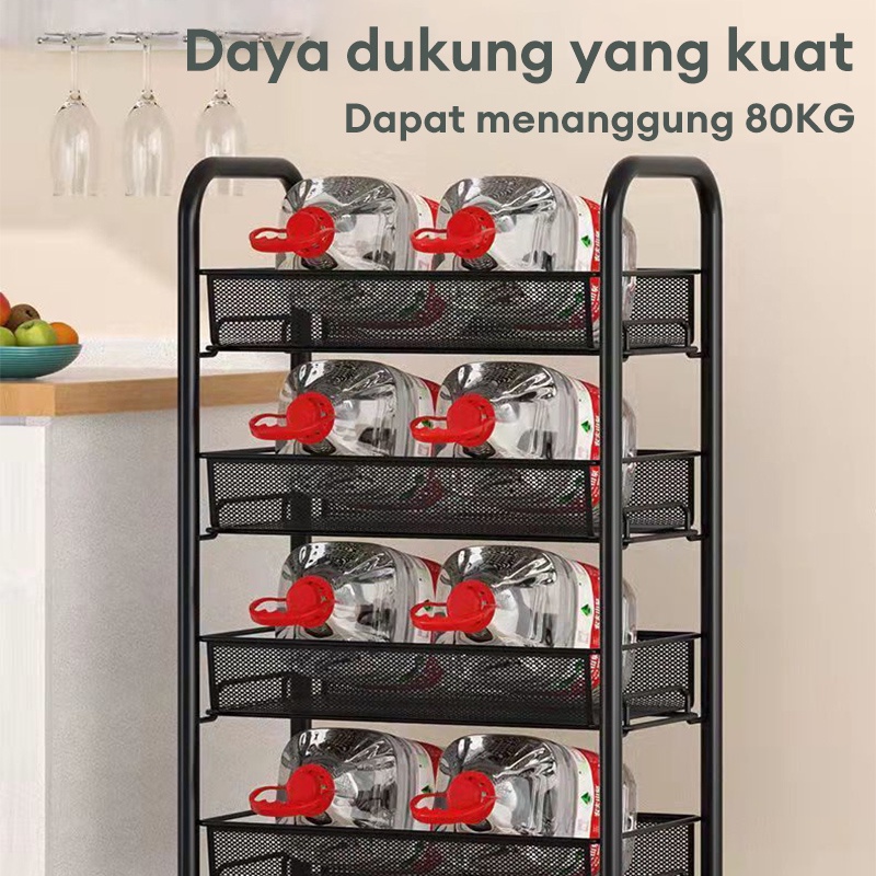 Jual Rak Troli Susun Rak Roda Rak Lantai Beroda Rak Ruang Tamu Rak ...
