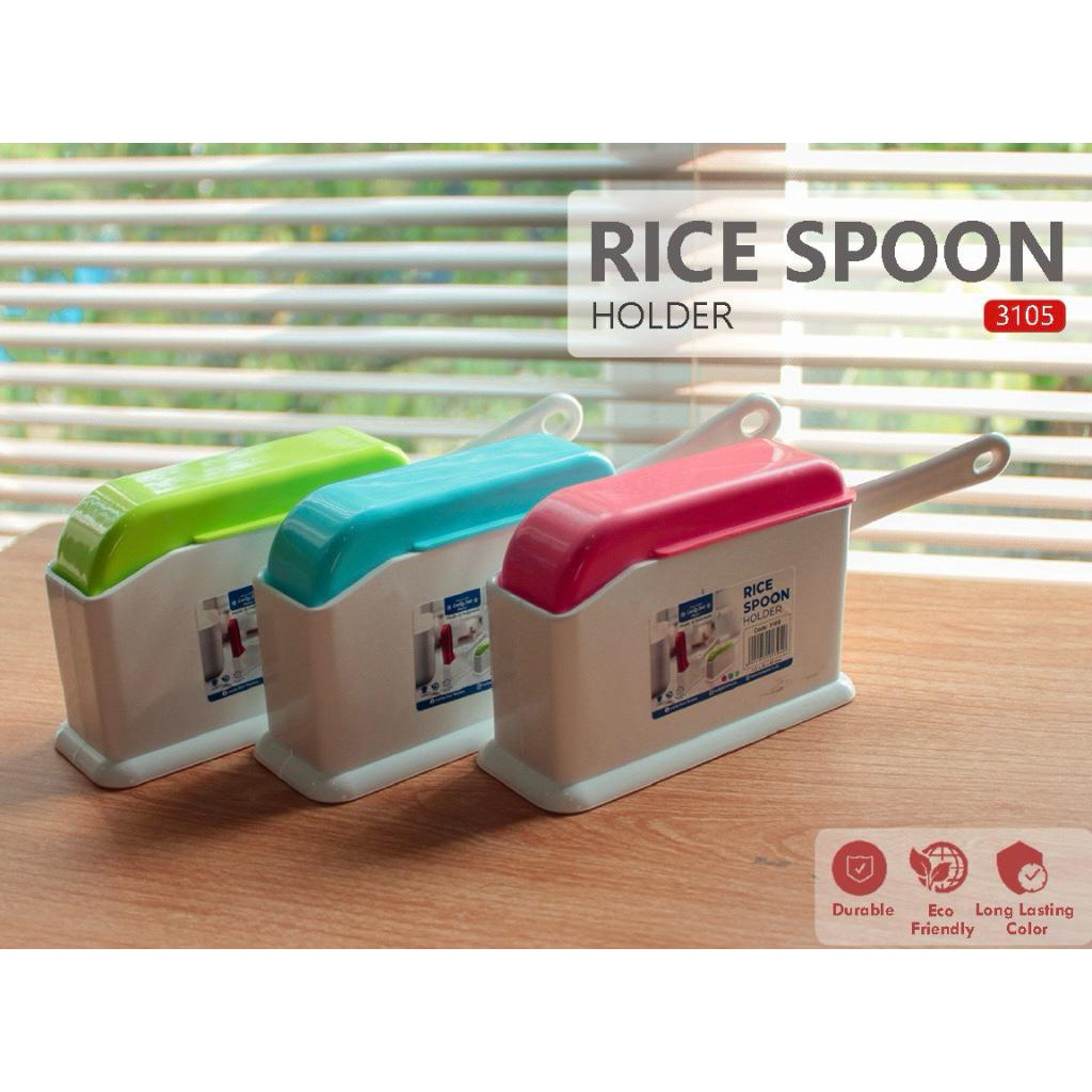 Jual NinetySeven TEMPAT SENDOK NASI / RICE SPOON HOLDER / TEMPAT CENTONG NASI / CENTONG NASI ...