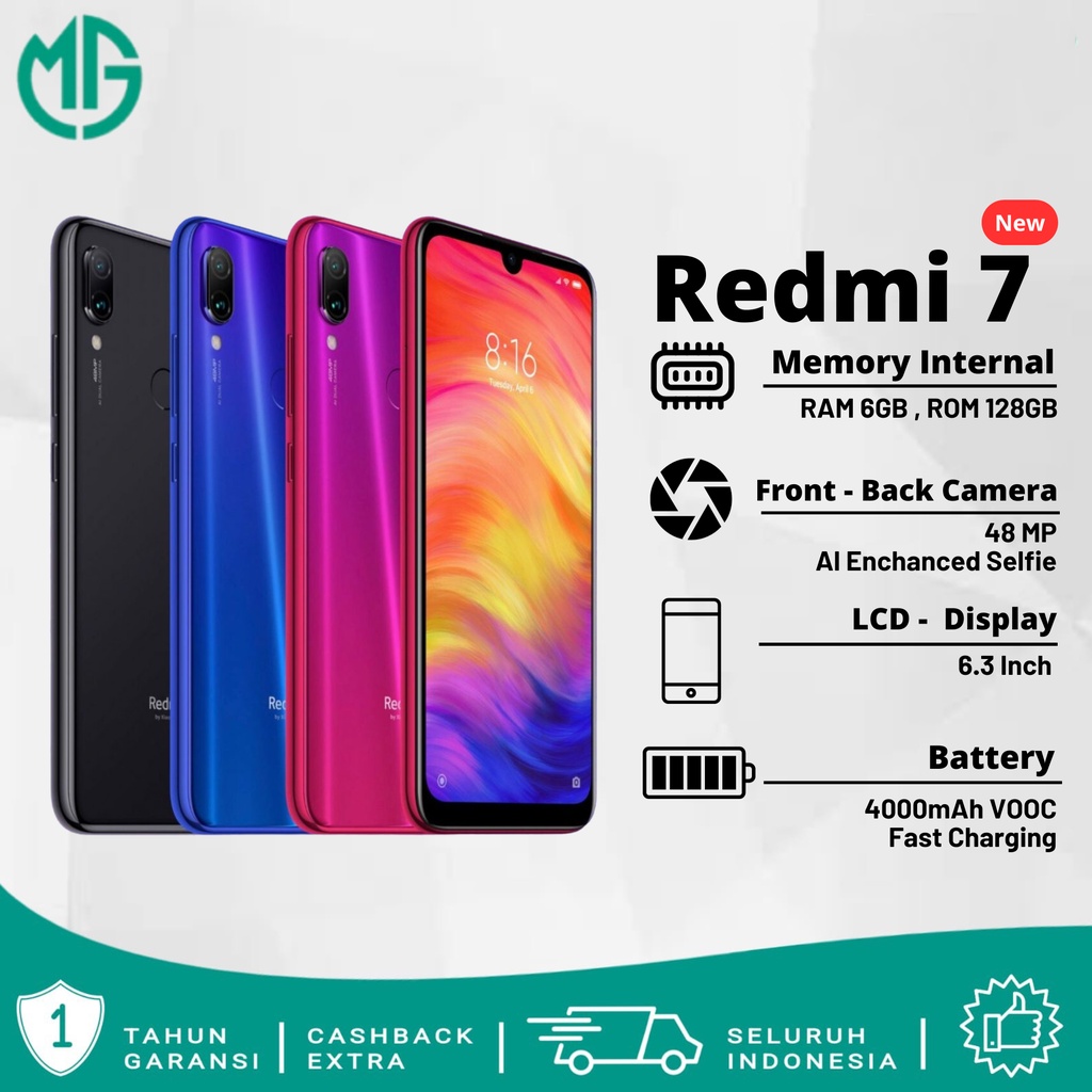 Jual Handphone Smartphone Hp Note 7 6/128 GB, 4000 mAh Smartphone New ...