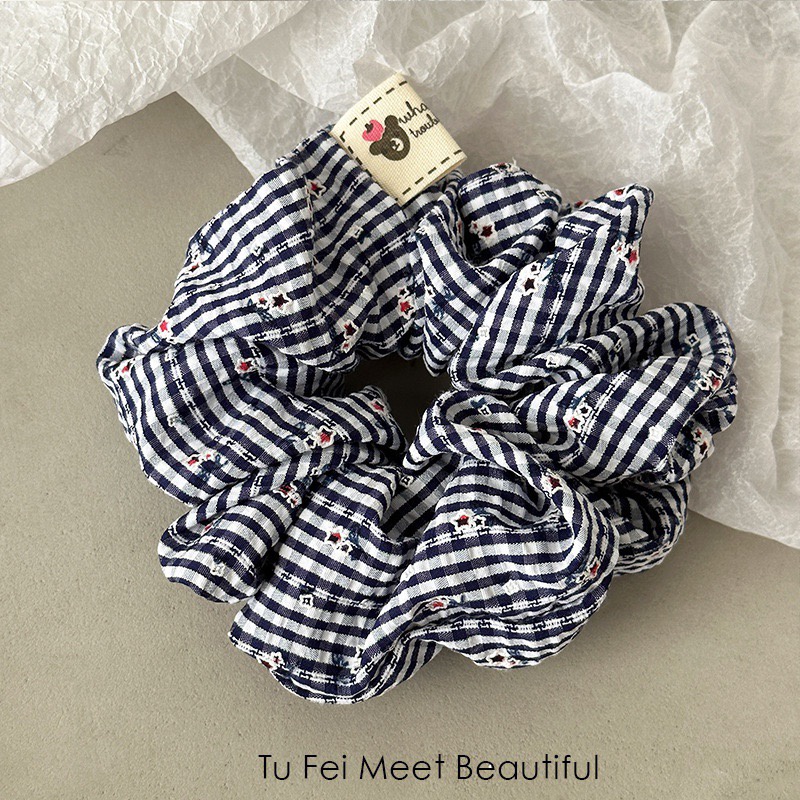 Jual Town Shell - Maru Pattern Korean Big Scrunchy / Scrunchie ...