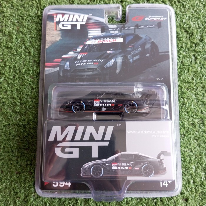 Jual Mini GT 594 Nissan GT-R R35 Nismo GT500 #230 2021 Prototype Super GT | Shopee Indonesia