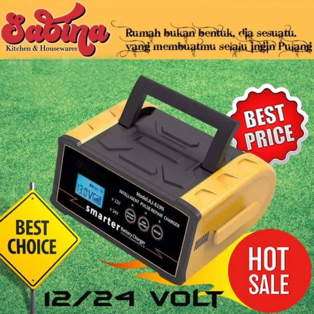 Jual Charger Aki Cas Accu Mobil Truk Motor Lead Acid 300W 12V 24V ANJ ...