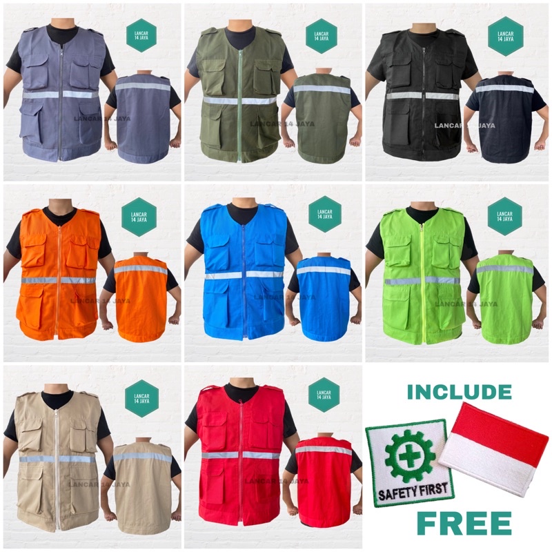 Jual Rompi Safety Wearpack Katelpak Proyek Lapangan Wearpack werpak ...