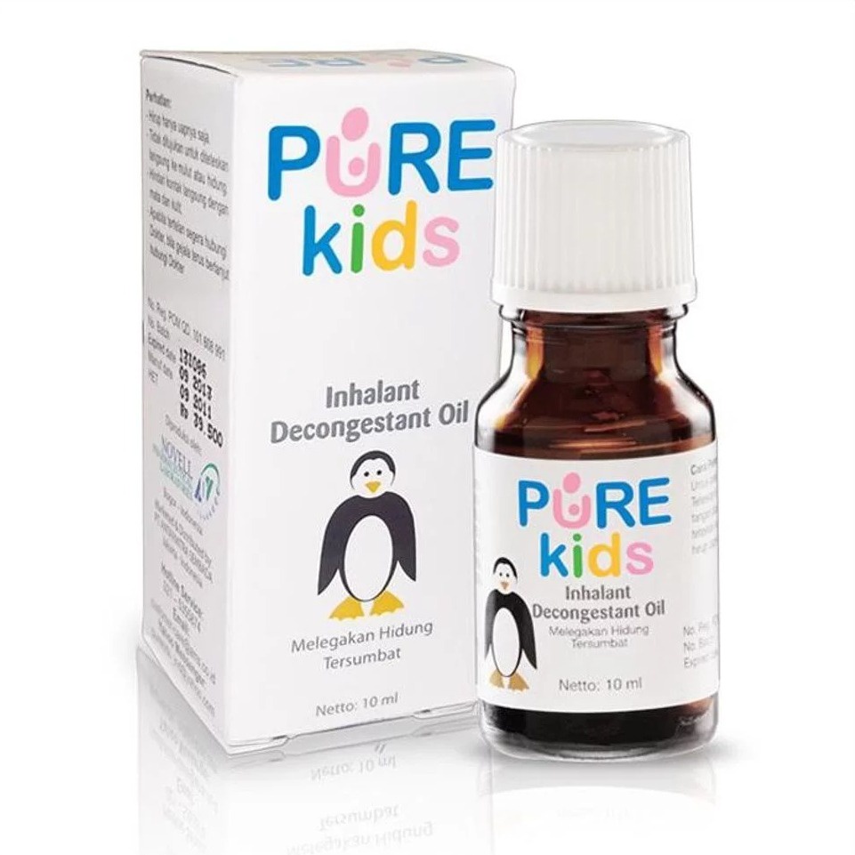 Jual Pure Kids Inhalant Decongestant Oil 10 ml Aromaterapi Hidung ...