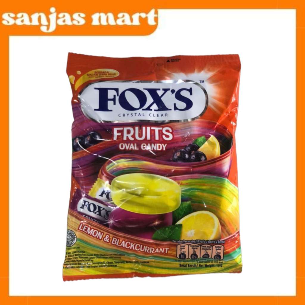 Jual FOX FRUIT CANDY BAG 125GR | Shopee Indonesia