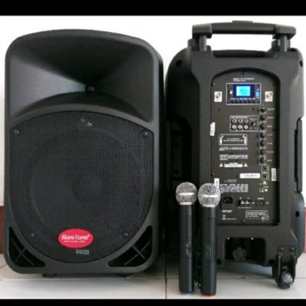 Jual Speaker Portable BareTone BT-3H1212BWR 12 inch Portable Wireless ...