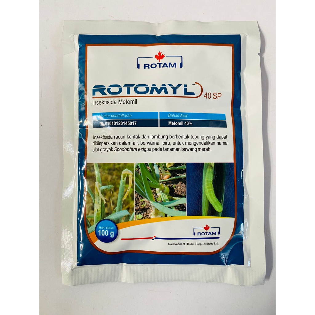Jual Insektisida Kontak Metomil Pengendali Ulat ROTOMYL 40SP isi ...